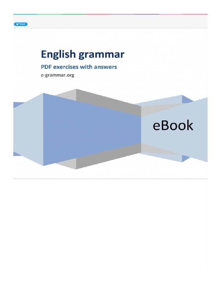 E-Grammar Exercises PDF - 21 Million Users Since 2009 | PDF