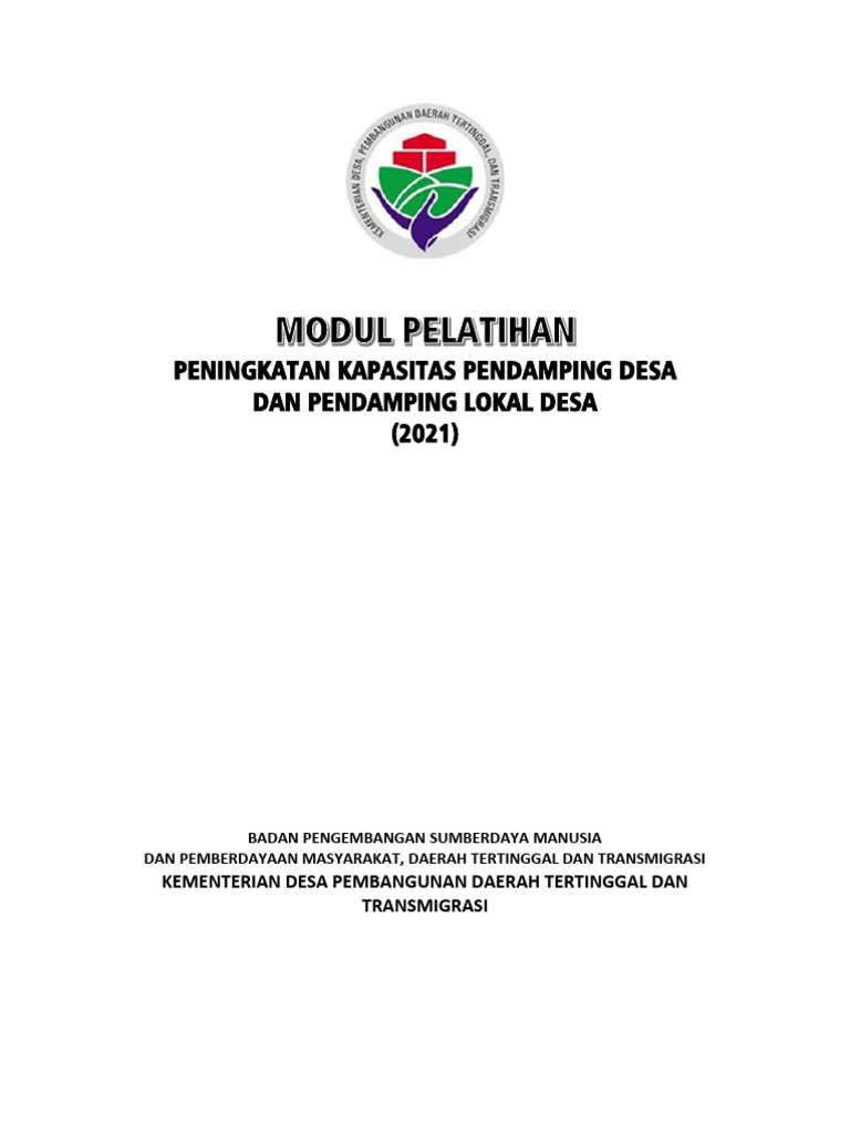 Final Buku Modul Pelatihan 2021 | PDF
