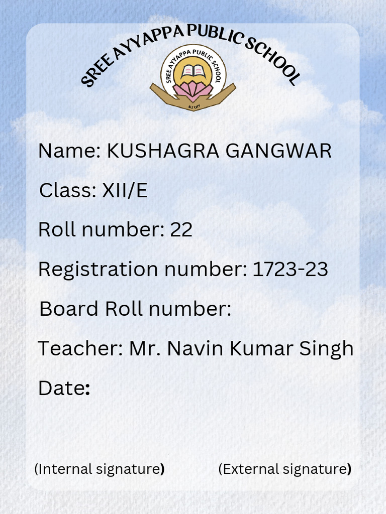 Kushagra Coverpage | PDF