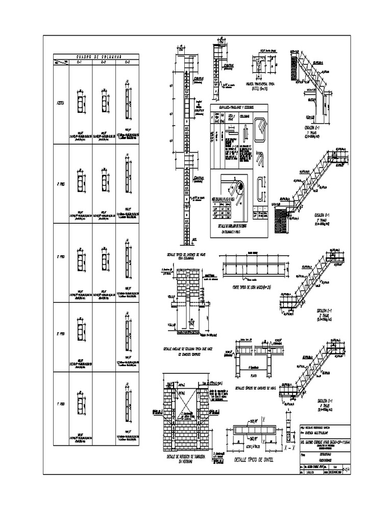 Estruc 02 - Plano as Built - Lince | PDF