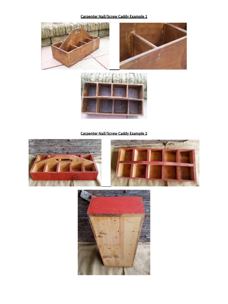 Carpenter Caddy Assignment | PDF