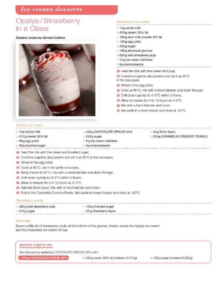 Opalys Stawberry | PDF