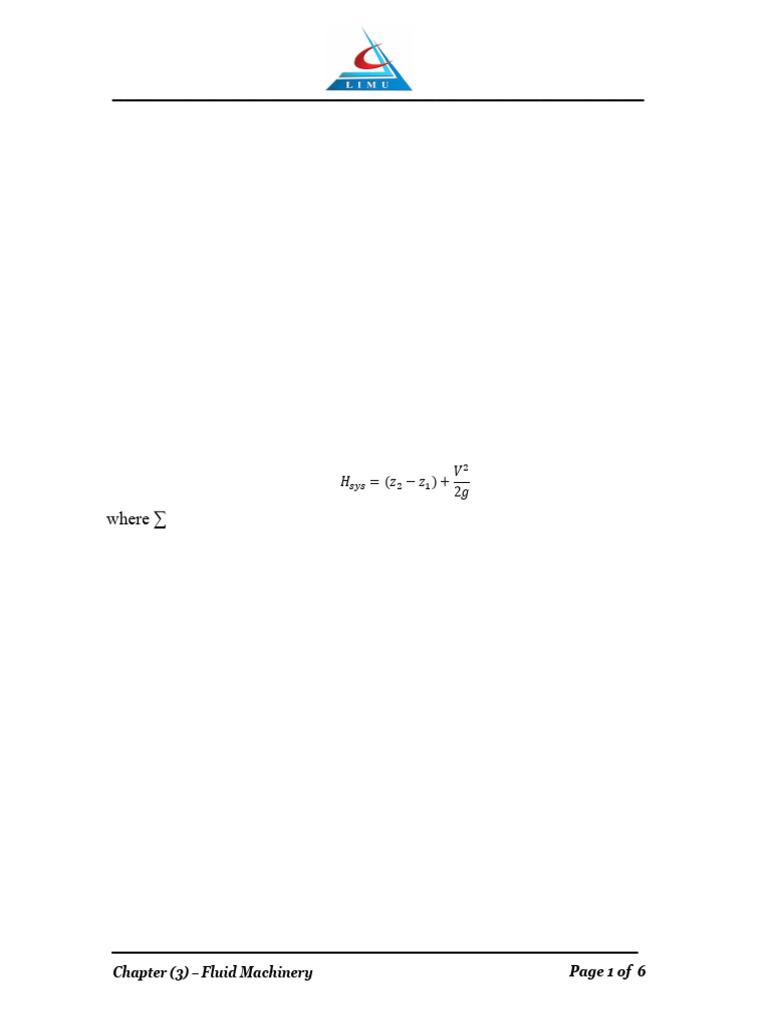 Fluid Machinery - 4 | PDF | Pump | Fluid Dynamics
