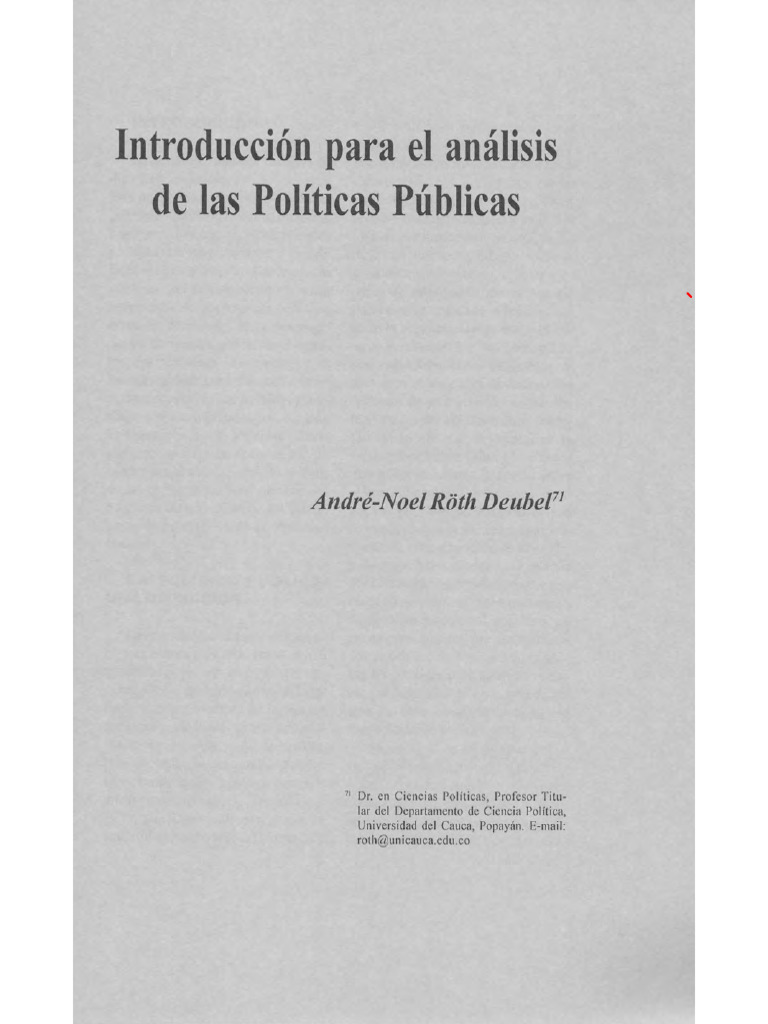 30 - (05) - Introduccion - para - El - Analisis - de - Las - Politicas ...
