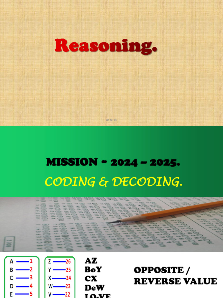 Jobs Destination - 02-Coding & Decoding-2 | PDF