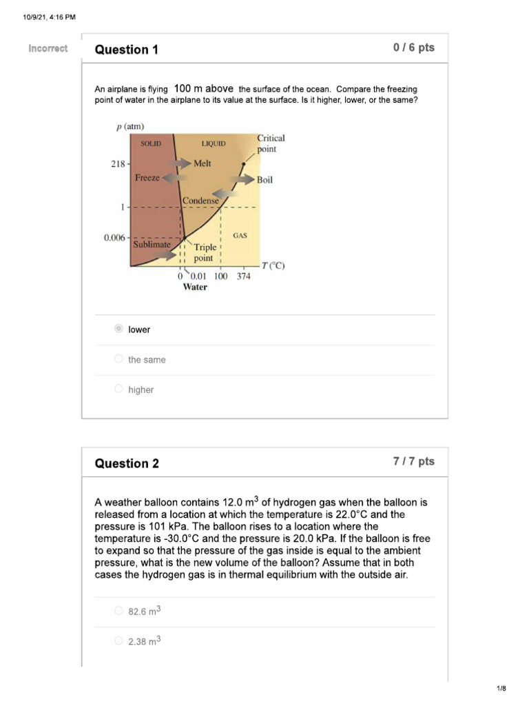 PHY 241 Exam 1 PDF | PDF