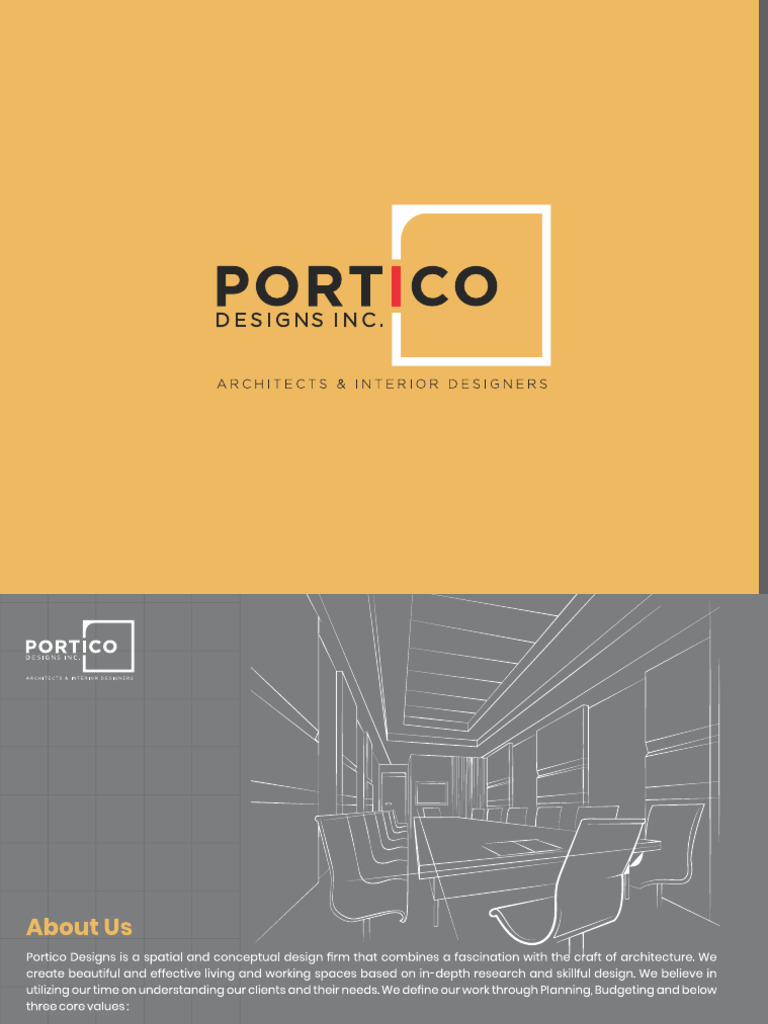 Portico Design Company Profile | PDF