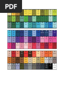 Touch - 168 Color Markers - Color Swatch 1.PDF | PDF | Brown | Green