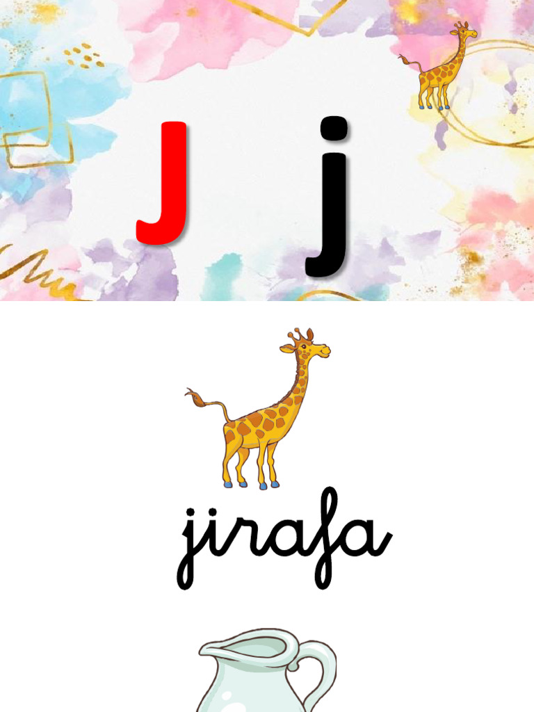 LECTURA - BITS de Imagen - Palabras Con J | PDF
