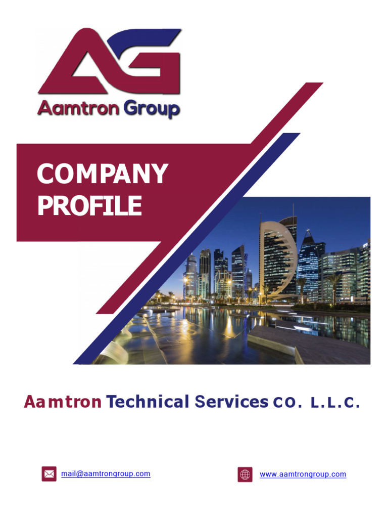 Aamtron Technical Services - Company Profile | PDF | Pipe (Fluid ...