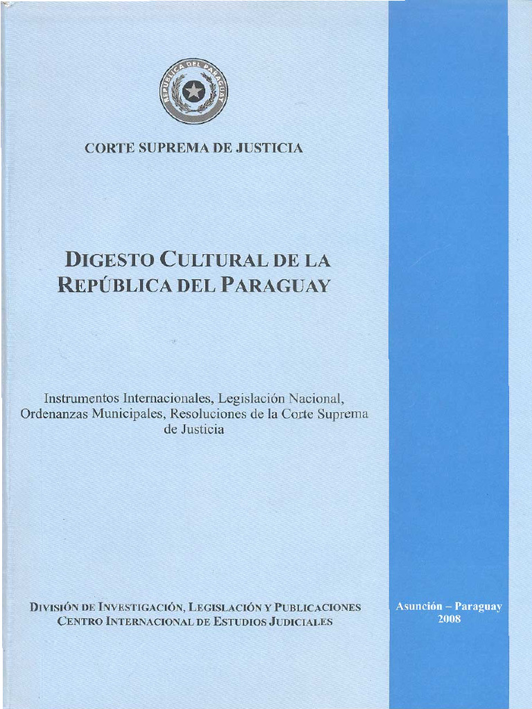 Digesto Cultural Py | PDF