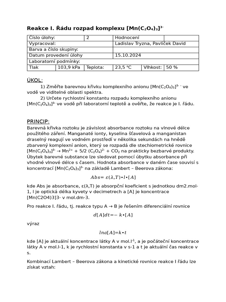 rozklad_komplexu | PDF