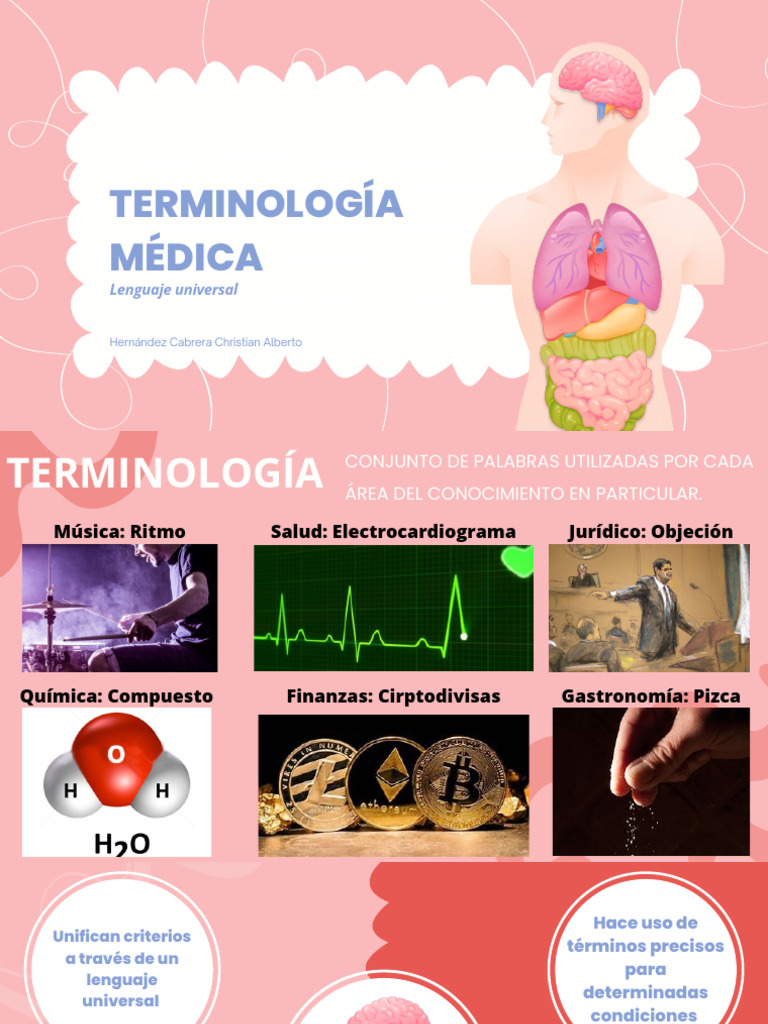 Presentación Terminología Médica | PDF | Palabra | Enfermedades y ...