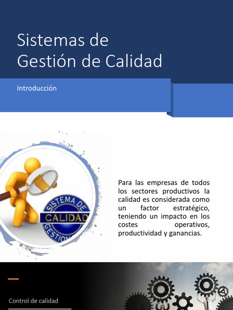 Introduccion A Los Sistemas de Gesti-N de Calidad | PDF | Calidad (comercial) | Economias