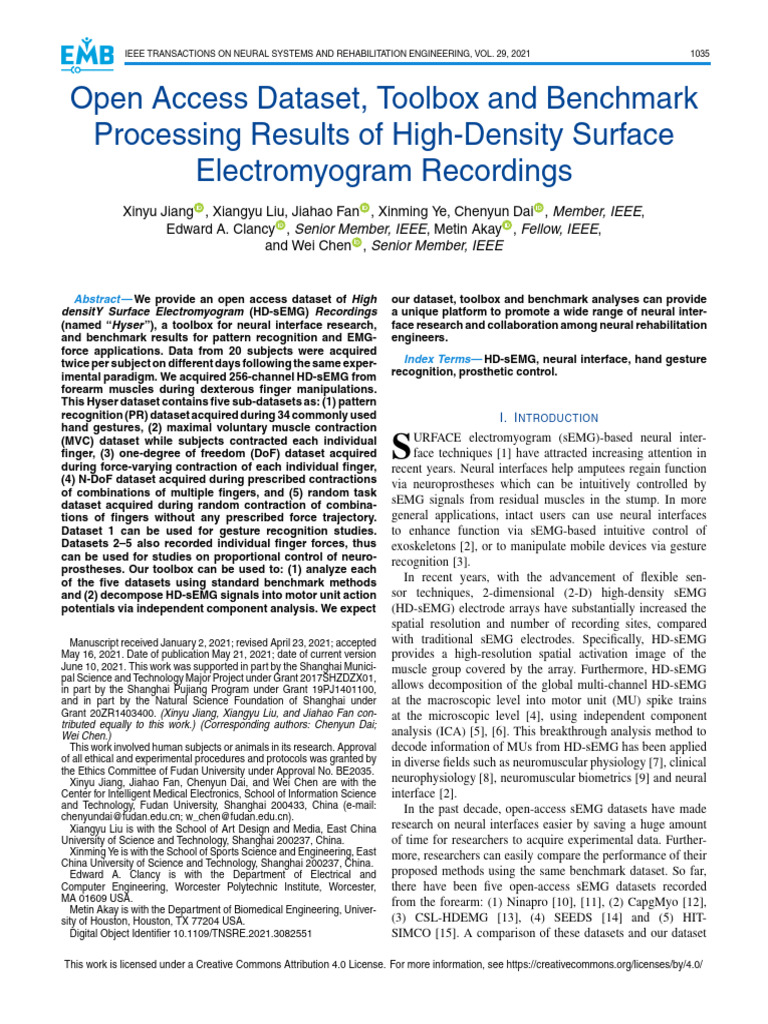 Open Access Dataset Toolbox and Benchmark Processing Results of | PDF | Anatomical Terms Of ...