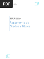 Reglamento de Grados y Titulos Utp PDF | PDF | Titulo academico ...