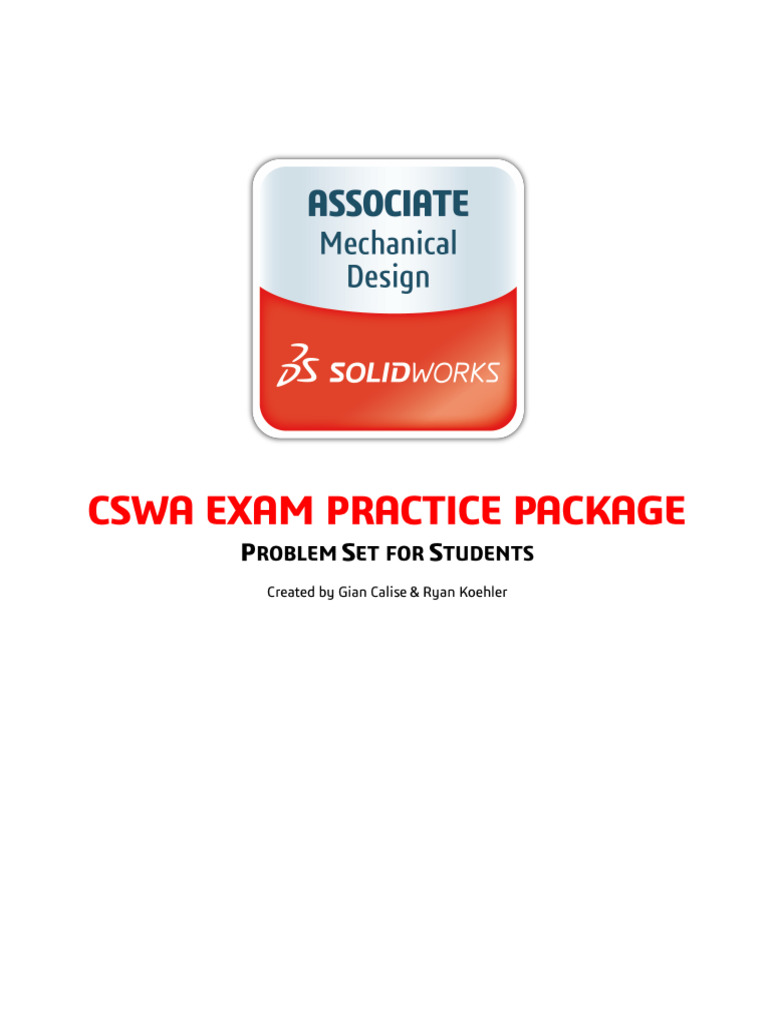 CSWA Practice Package Students | PDF