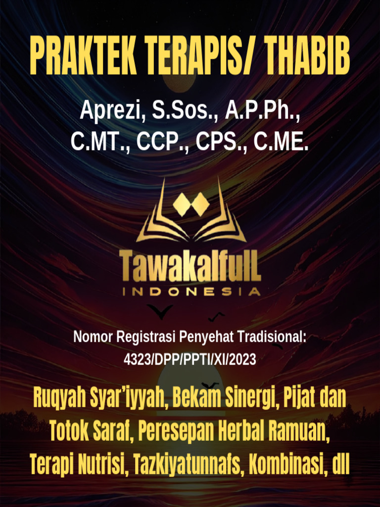 Banner 60x60cm Papan Nama Praktek Terapis | PDF