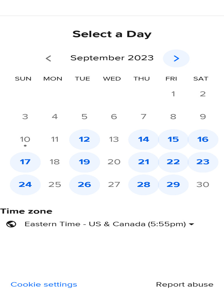 Select A Date & Time - Calendly | PDF
