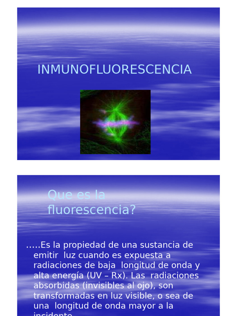 Laboratorio TPN8 | PDF | Inmunofluorescencia | Fluorescencia