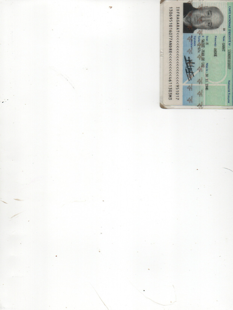 CNI Garat Andre Verso | PDF