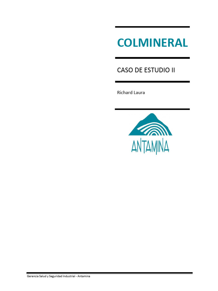 Col Mineral | PDF | Valores | Planificación
