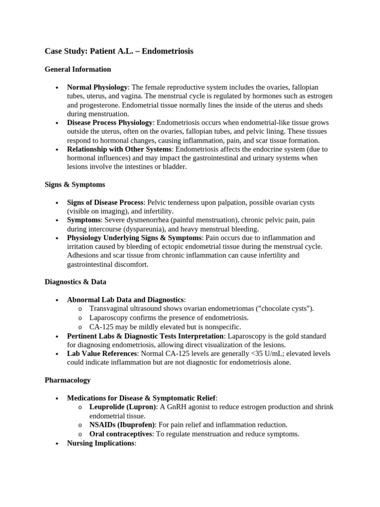 Reproductive Case Study | PDF | Menstrual Cycle | Medical Specialties