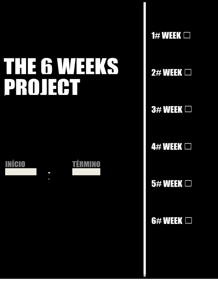 Planner-6-Weeks-Project | PDF
