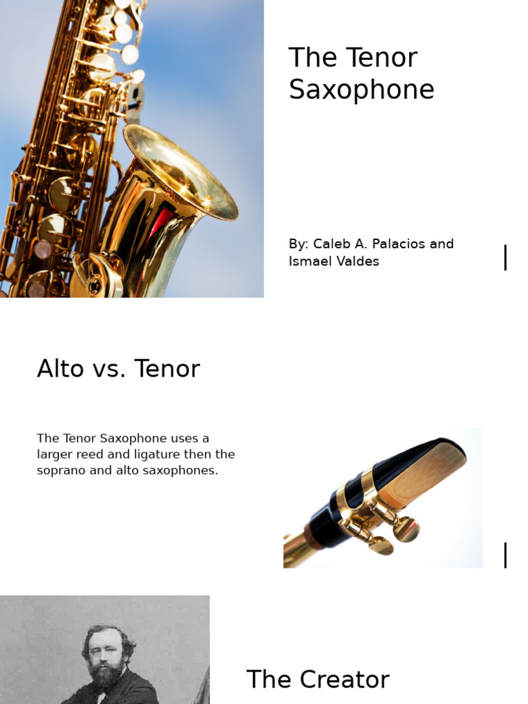 The Tenor Sax | PDF