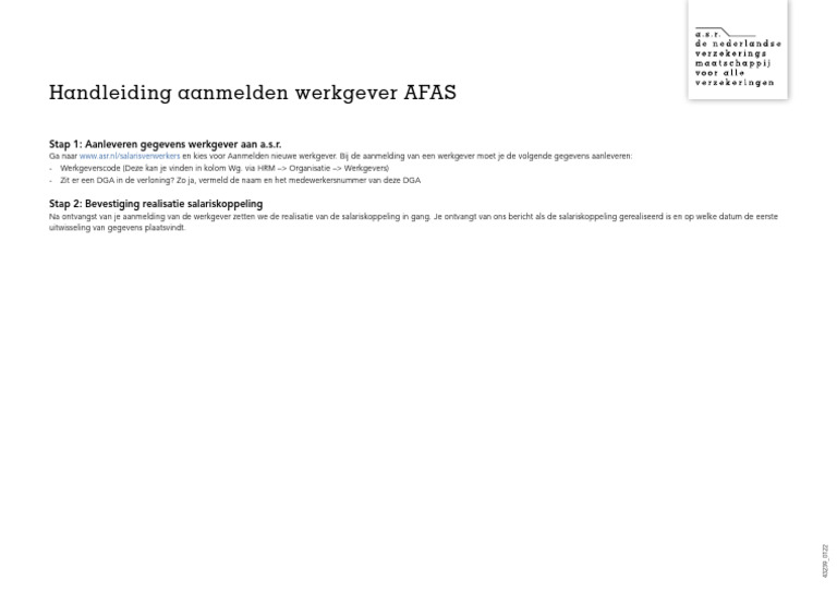 AFAS Online | PDF