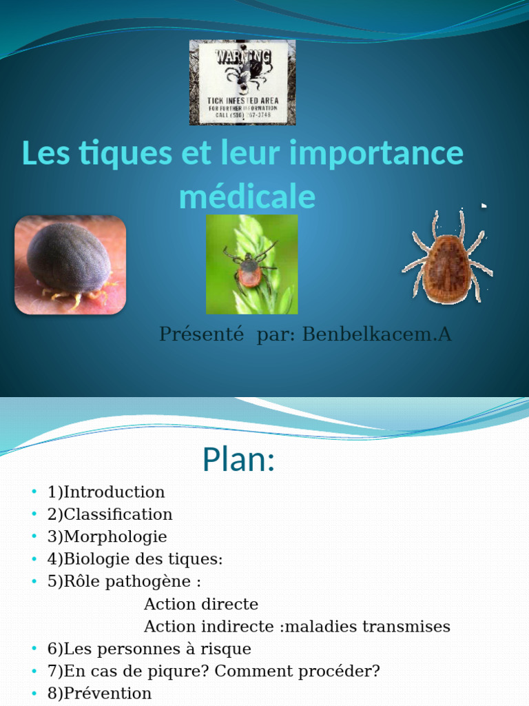 les tiques et leur importance médicale asma | PDF | Arthropodes
