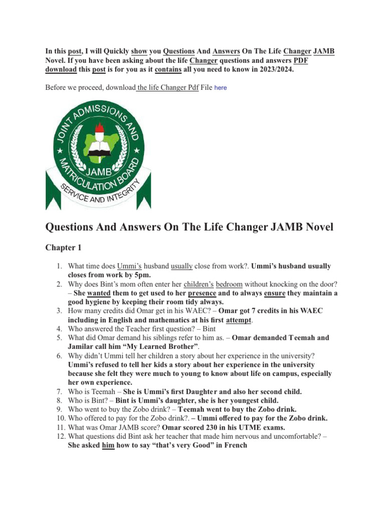 Life Changer Expopin - Com.ngpdf | PDF | Muhammad