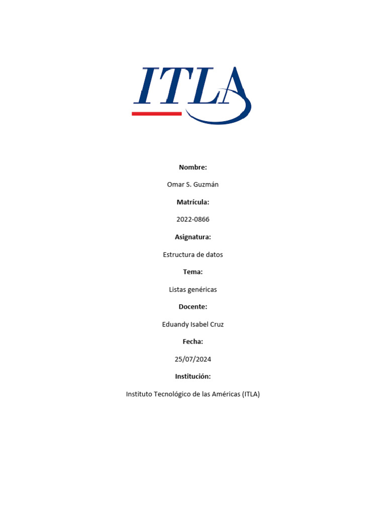 Listas Genericas | PDF | C Sharp (lenguaje de programación ...