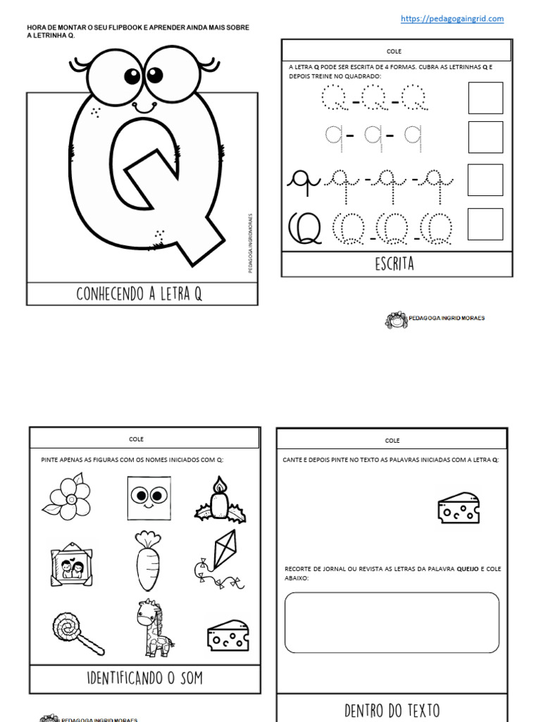 Flipbook Letra Q | PDF | Blog | Justiça
