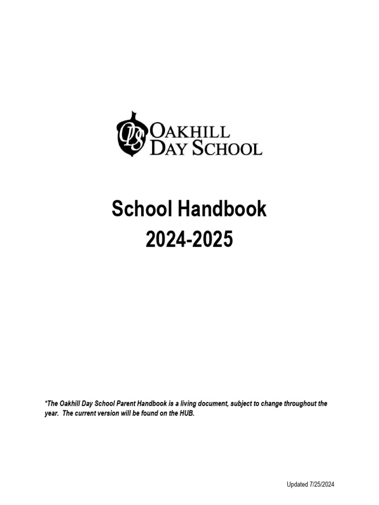 School Handbook | PDF | Lunch | Fee