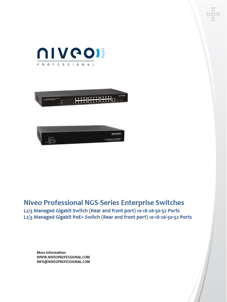 Datasheet-Enterprise-Managed-PoE-switches-2021 | PDF | Telecommunications | Internet Architecture