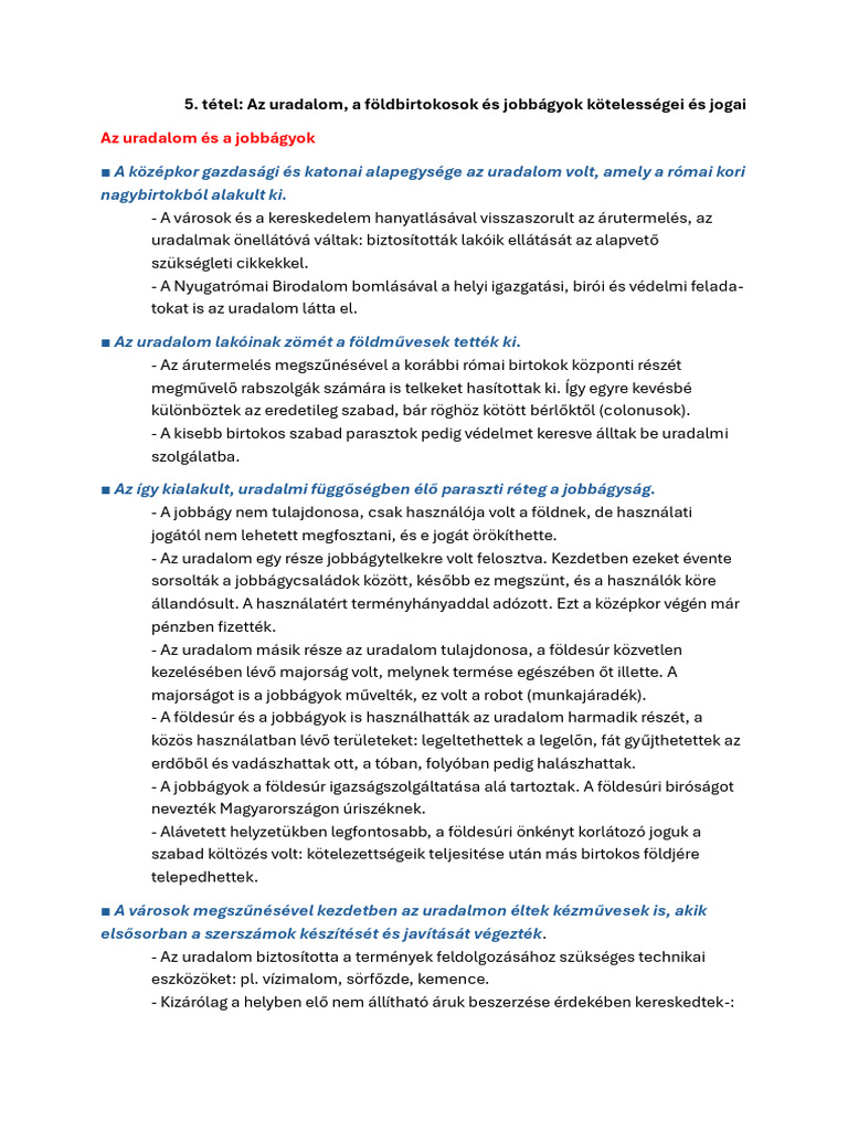 Tétel | PDF