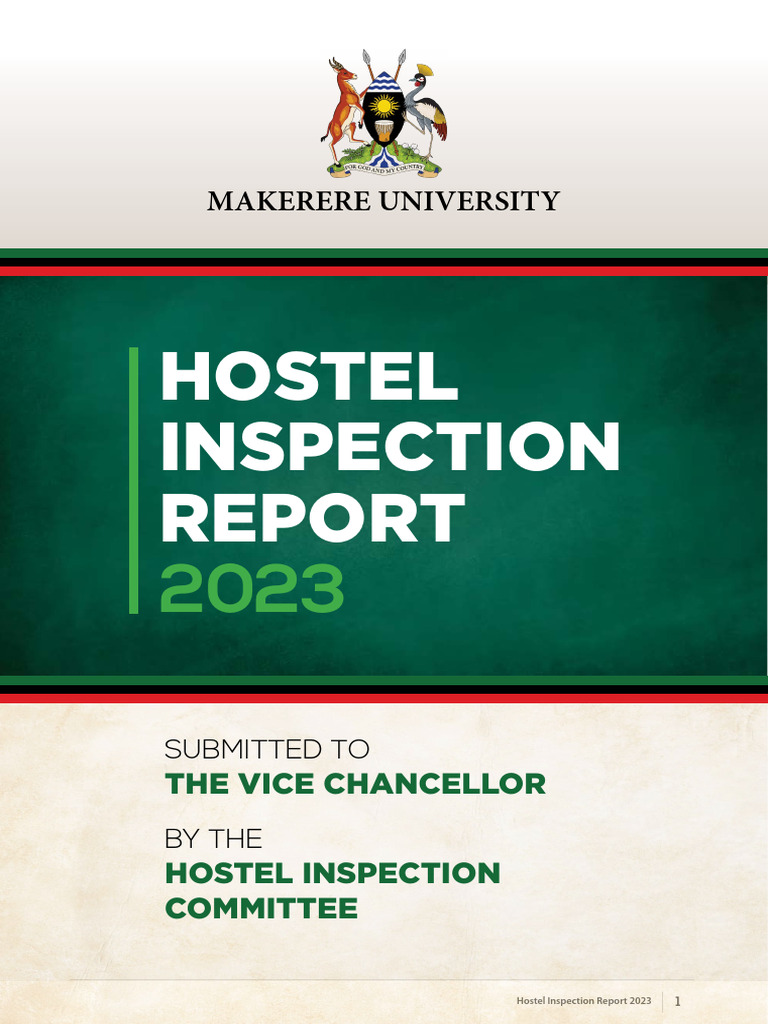 Hostel Inspection Report 2023 | PDF