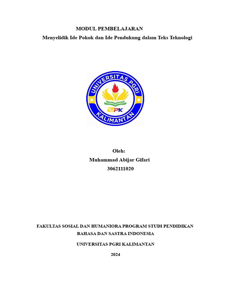 Modul Ajar Abijar | PDF