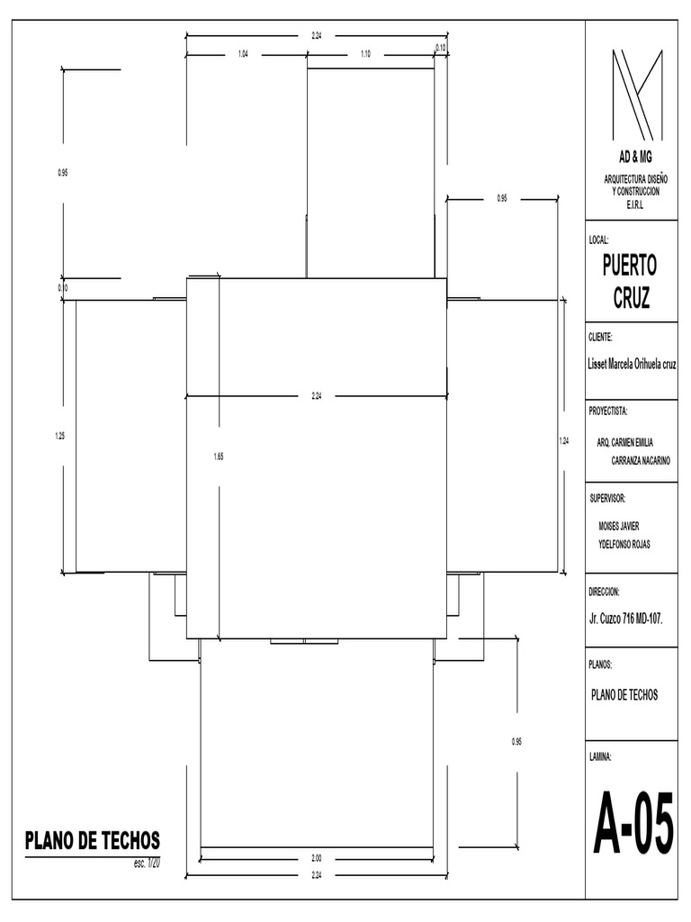 Plano de Techos | PDF