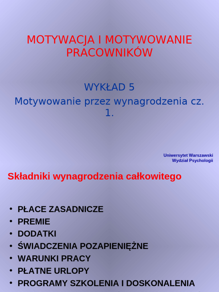 Wyklad 5 | PDF