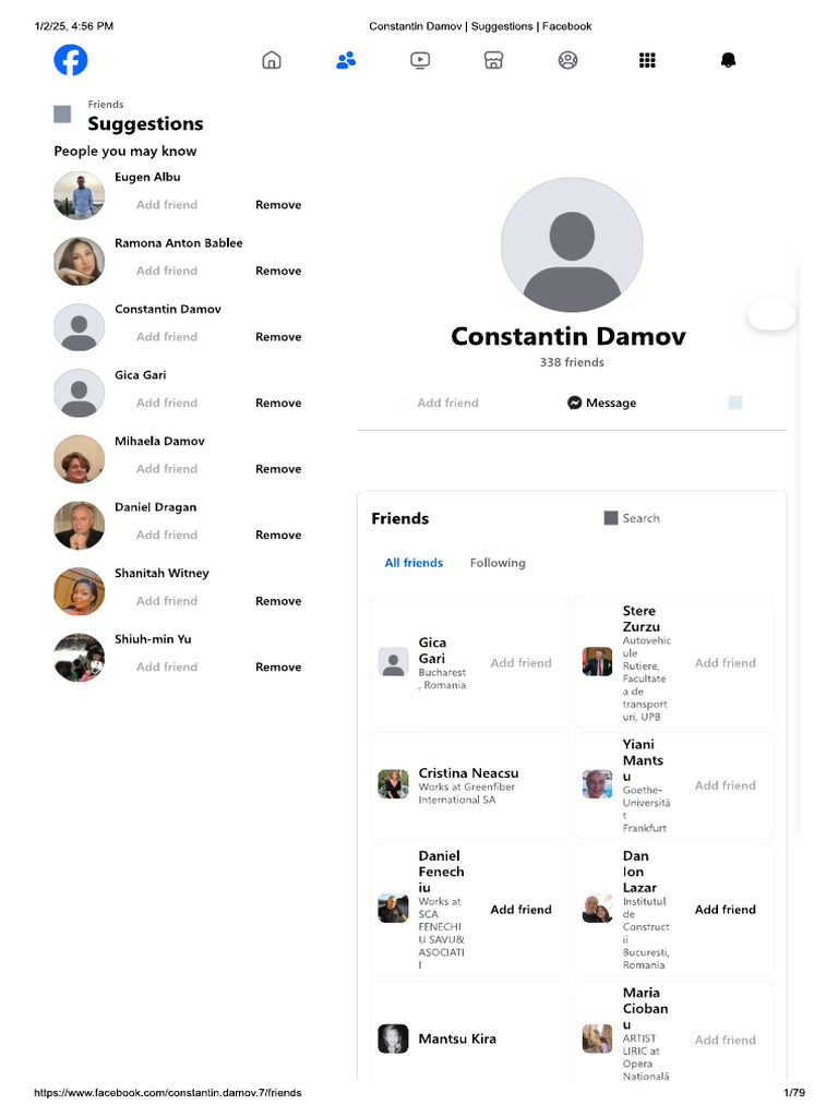 Prieteni Personali Constantin Damov | PDF
