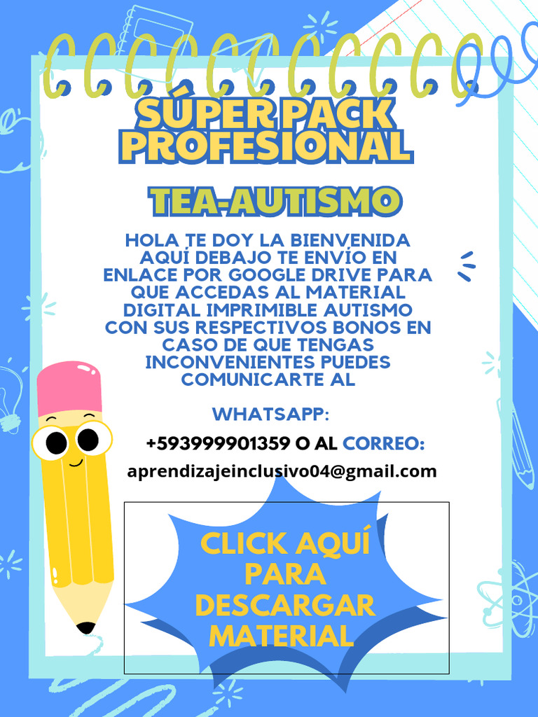 Material Imprimible para Autismo | PDF
