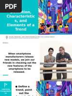 Lesson 4 - Characteristics of A Trend | PDF