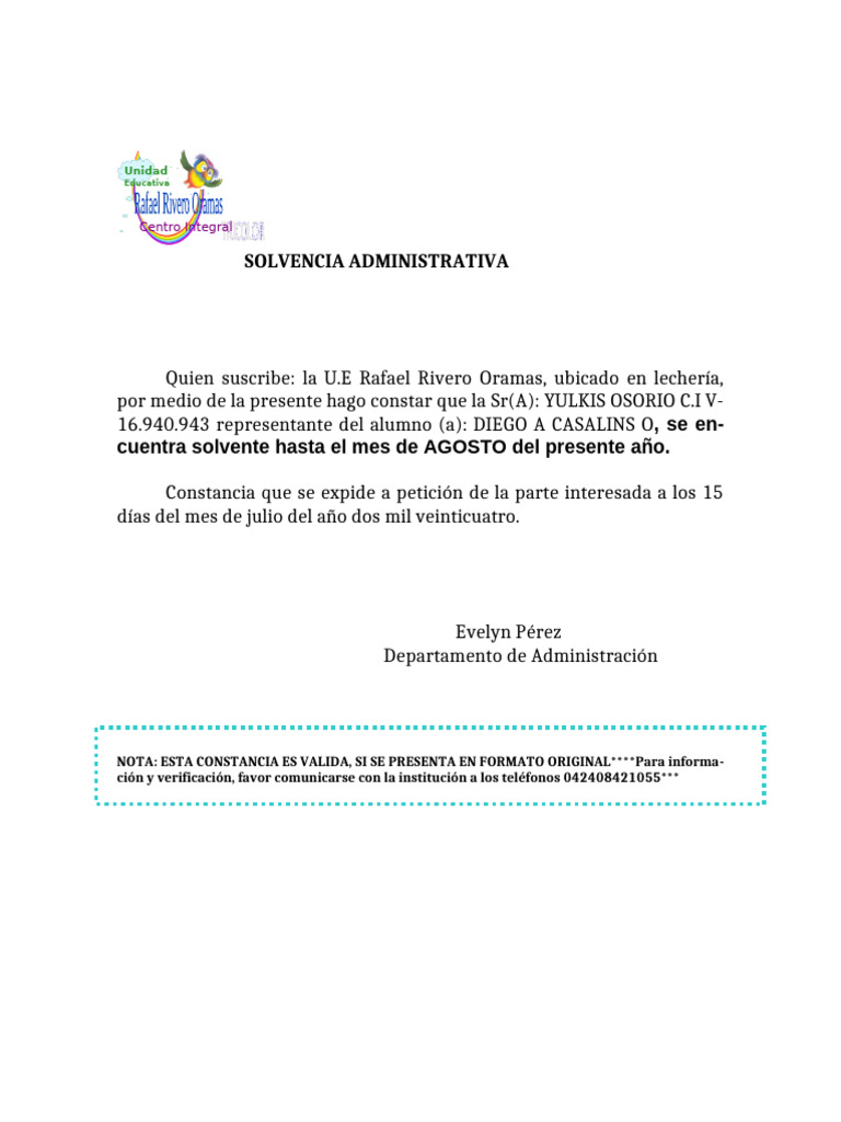 Documentos Diego Casalins | PDF