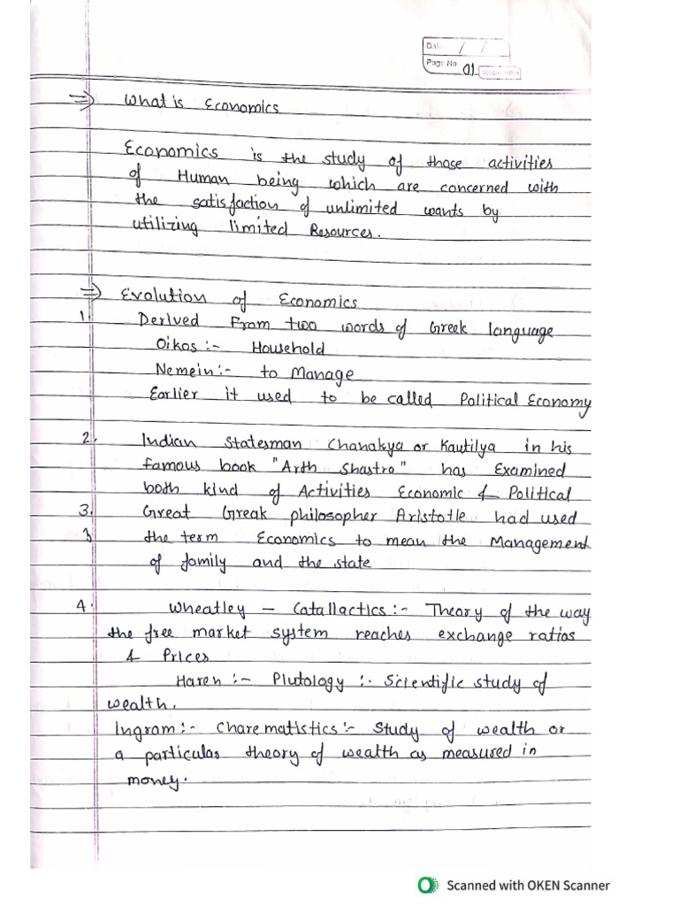Notes On Manegerial Economics | PDF