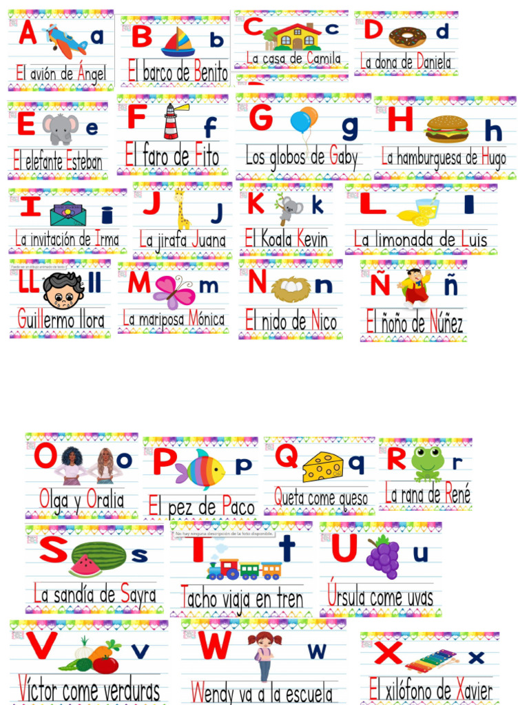 ABECEDARIO CON ORACIONES 4B | PDF