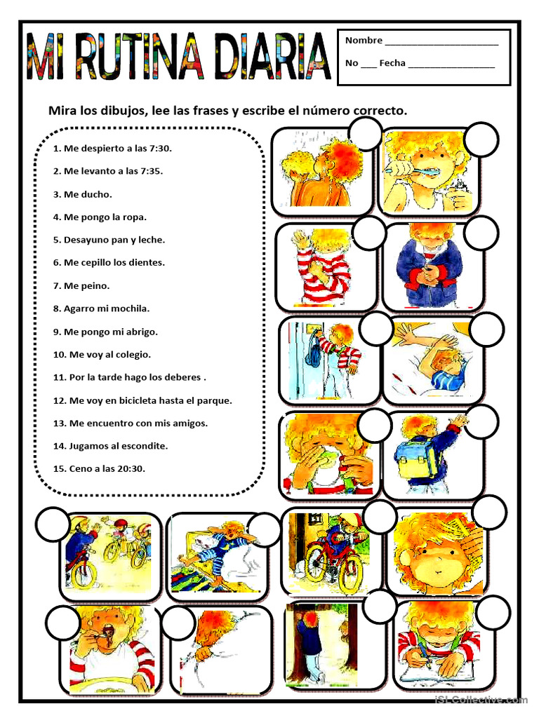 Mi Rutina Diaria | PDF