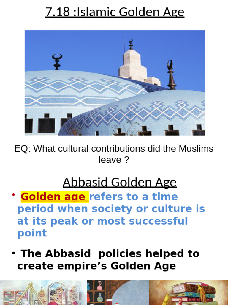 7.18 Islamic GoldenAge | PDF