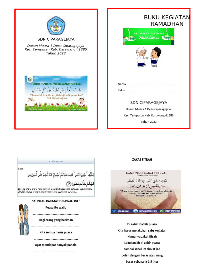 BUKU Ramadhan SDN | PDF